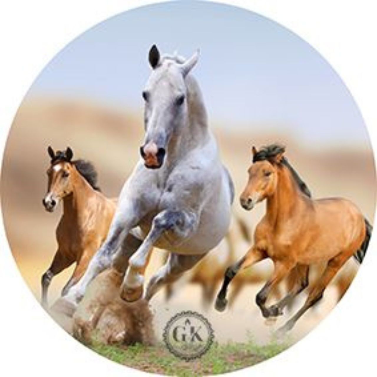 Vágtató Lovak Ostyalap A19 1 db - Marbellíta Cukrászkellék